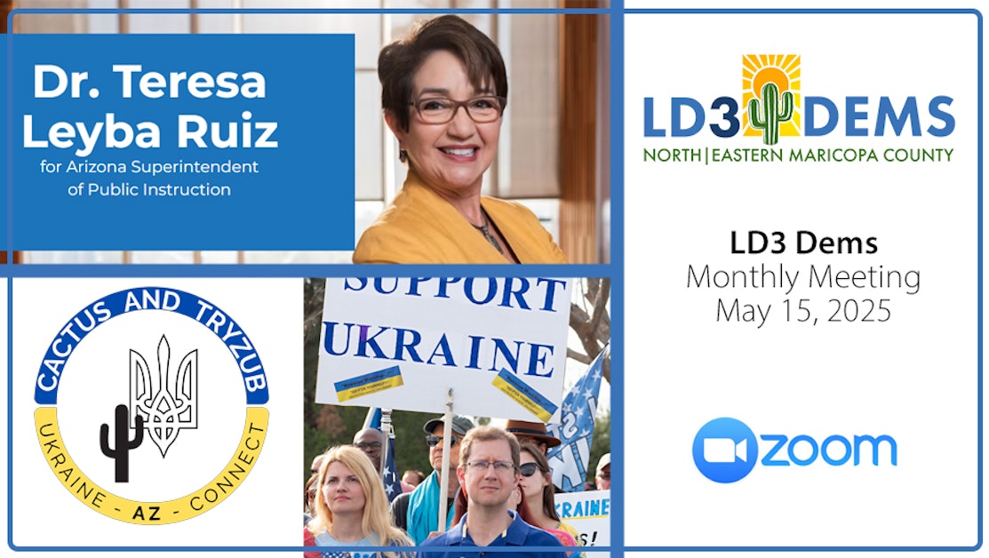 LD3 Dems May 2025 Monthly Zoom Meeting · LD3 Democrats